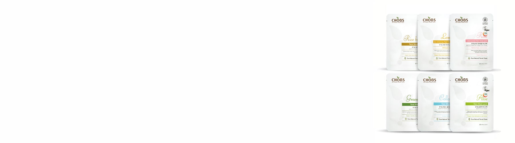Face masks CHOBS 100% Natural, Vegan & Halal - MY-KARE